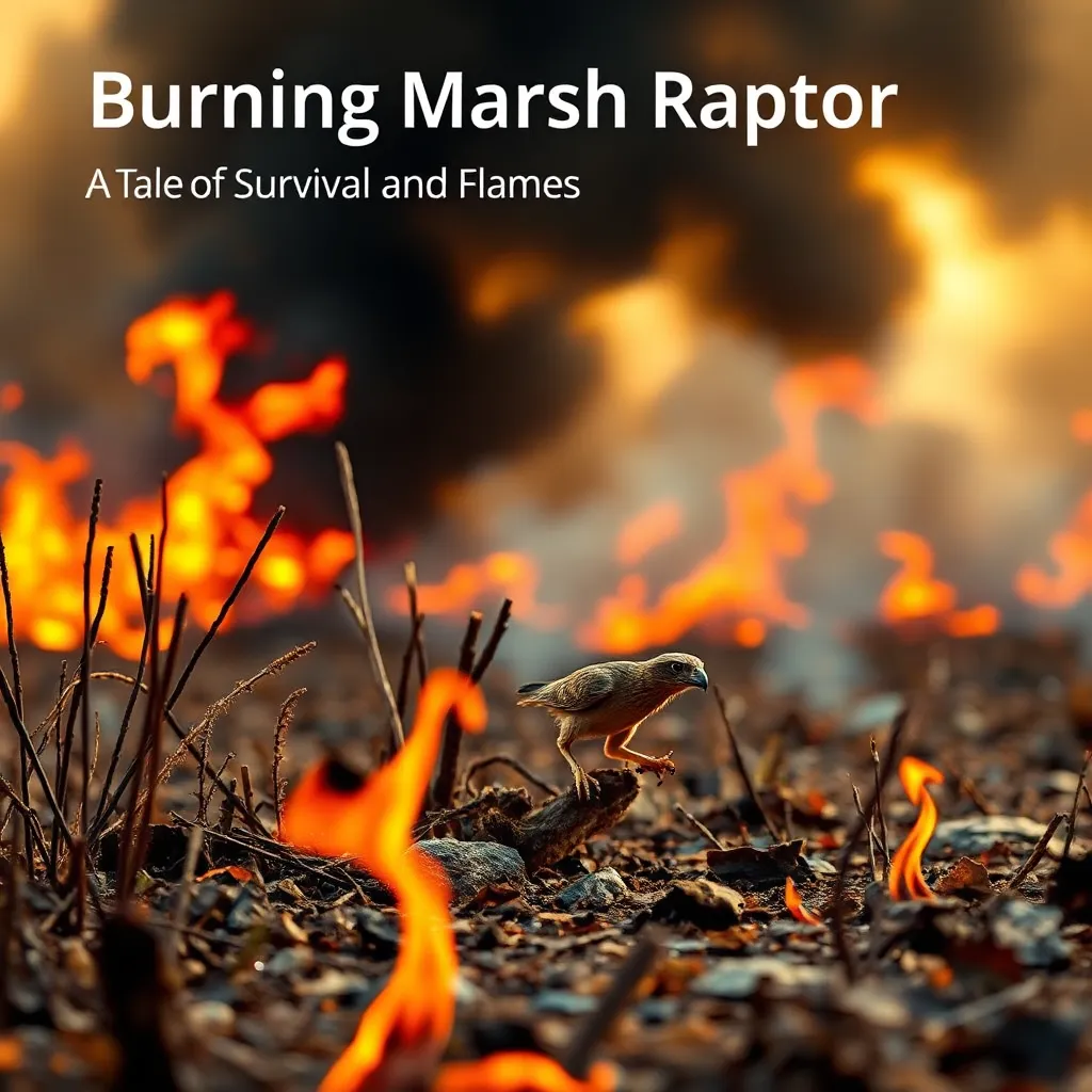 Burning Marsh Raptor: A Tale of Survival and Flames : LevelUpTalk