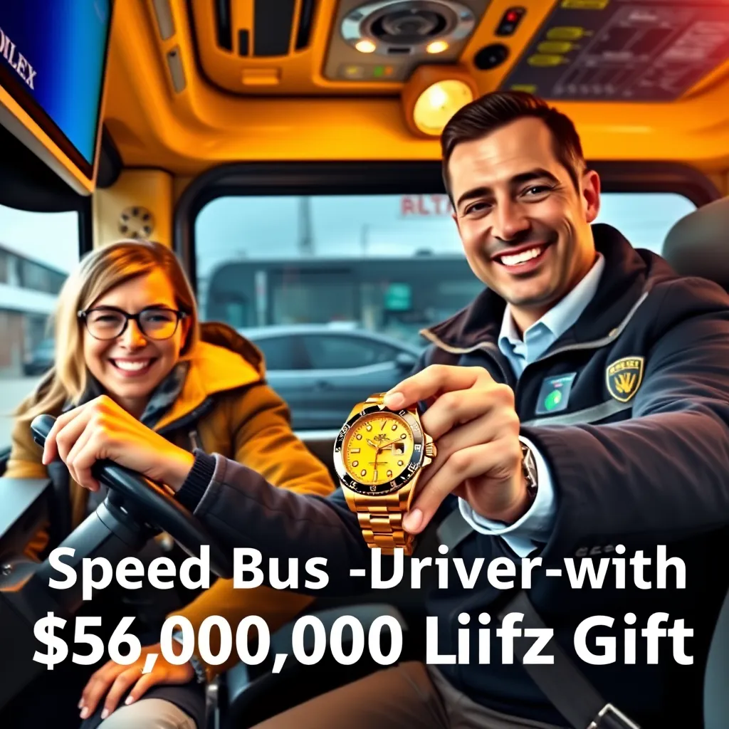 Speed Surprises Bus Driver with $50,000 Rolex Gift : LevelUpTalk
