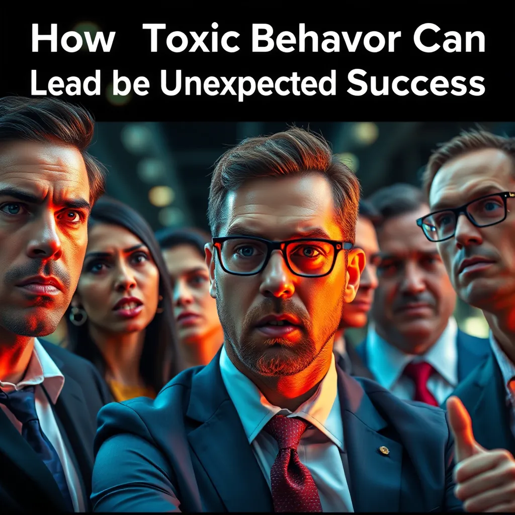 How Toxic Behavior Can Lead to Unexpected Success : LevelUpTalk