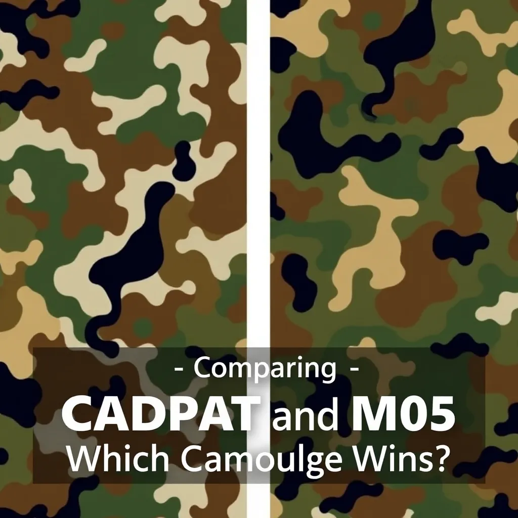 Comparing CADPAT and M05: Which Camouflage Wins? : LevelUpTalk