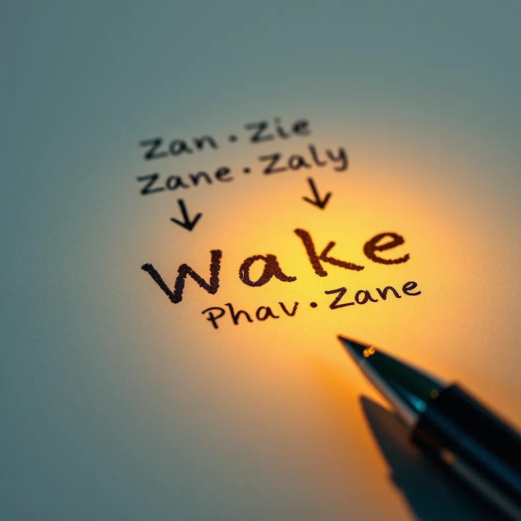 Decoding 'Zane': A Caesar Cipher Mystery Behind 'Wake' : LevelUpTalk