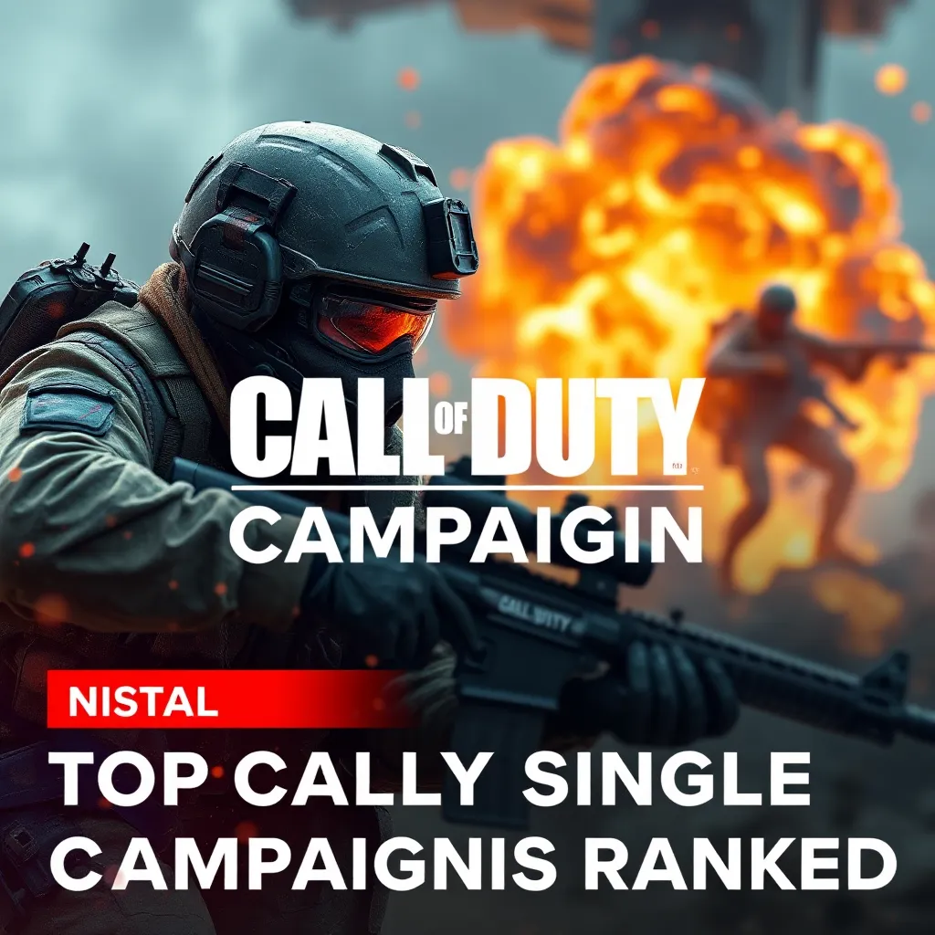 Top Call of Duty Single Player Campaigns Ranked : LevelUpTalk
