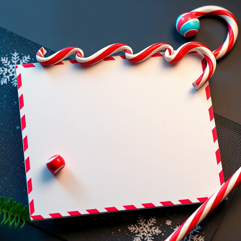 Choosing the Perfect Card for Candy Cane Borders : LevelUpTalk