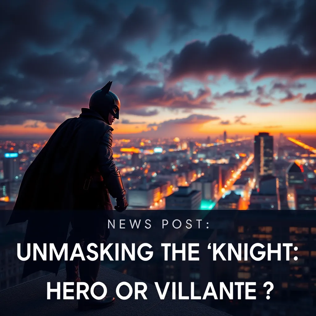 Unmasking the Caped Knight: Hero or Vigilante? : LevelUpTalk