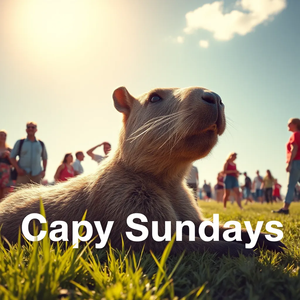 Celebrate Capy Sundays: Fun Weekend Activities : LevelUpTalk