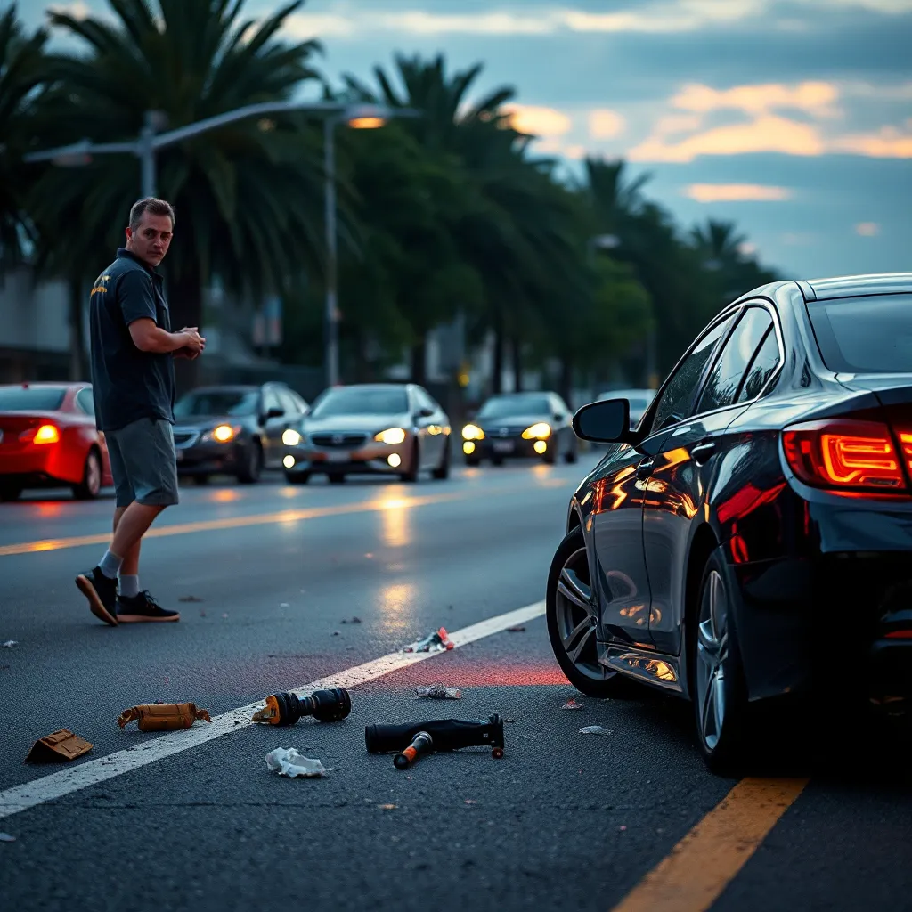 Car Crash Shocks Bystander in Unexpected Incident : LevelUpTalk