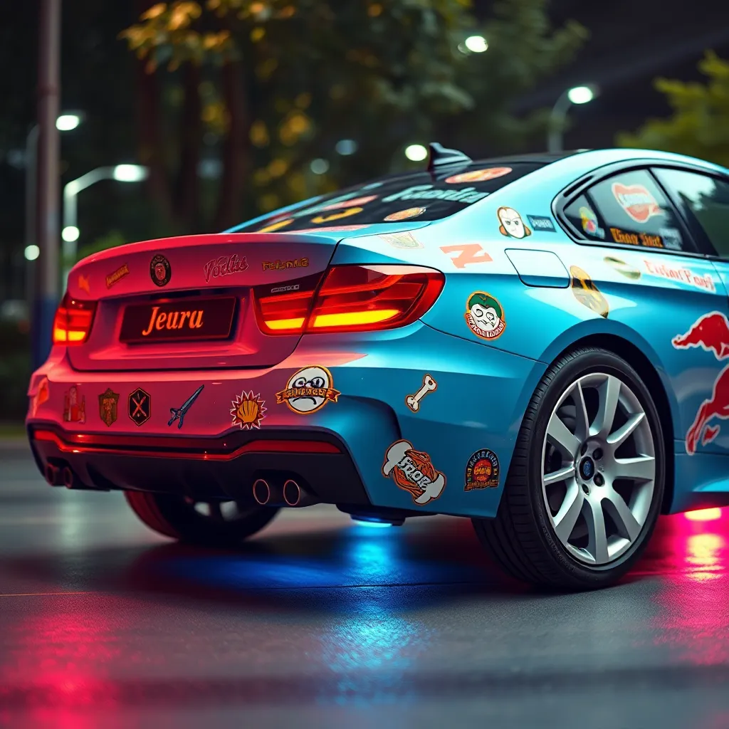 Creative Car Stickers: Where to Place Yours? : LevelUpTalk