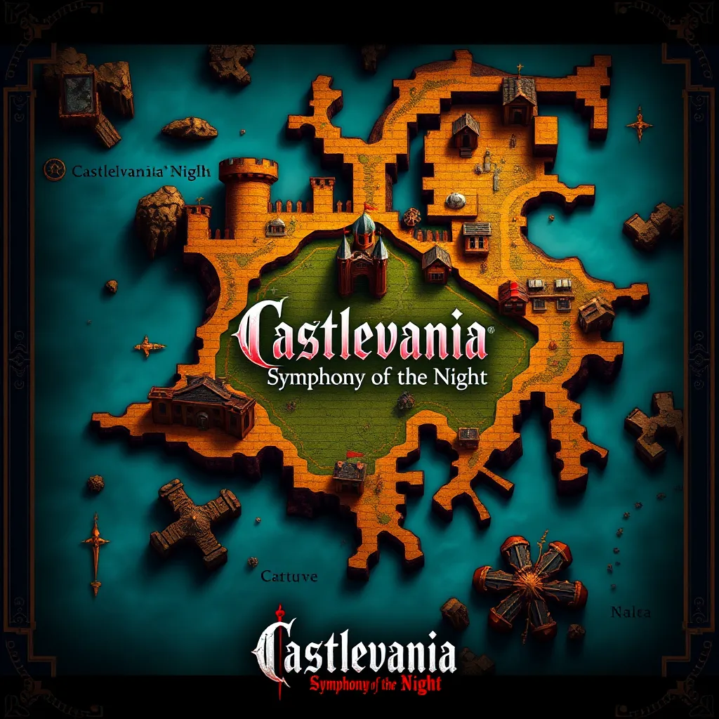 Exploring the Full Map of Castlevania: Symphony of the Night : LevelUpTalk