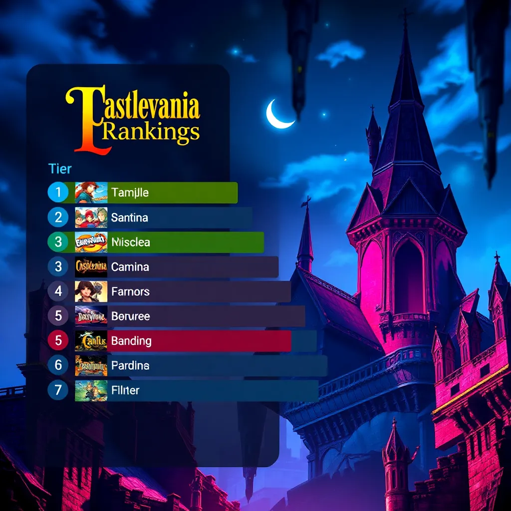 Ranking My Favorite Castlevania Games: A Personal Tier List : LevelUpTalk
