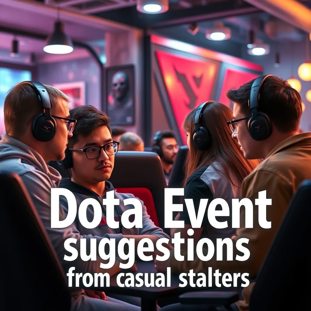 Dota Event Suggestions Needed for Casual Players : LevelUpTalk