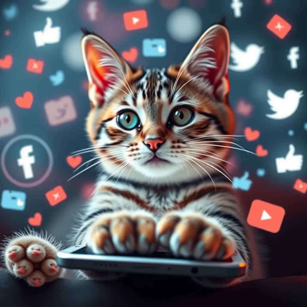 The Impact of Cats on Social Media Trends in 2025 : LevelUpTalk