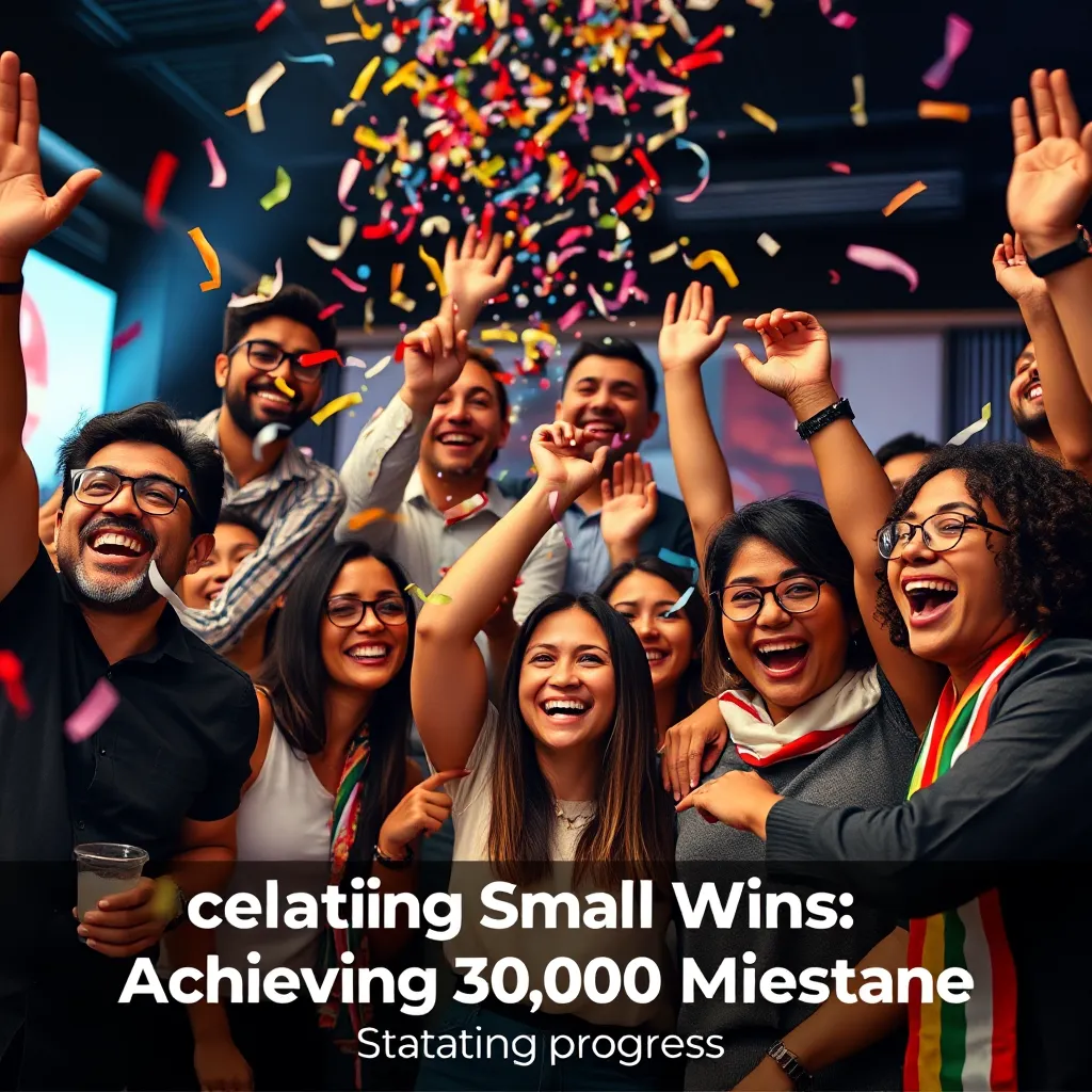 Celebrating Small Wins: Achieving 30,000 Milestone : LevelUpTalk