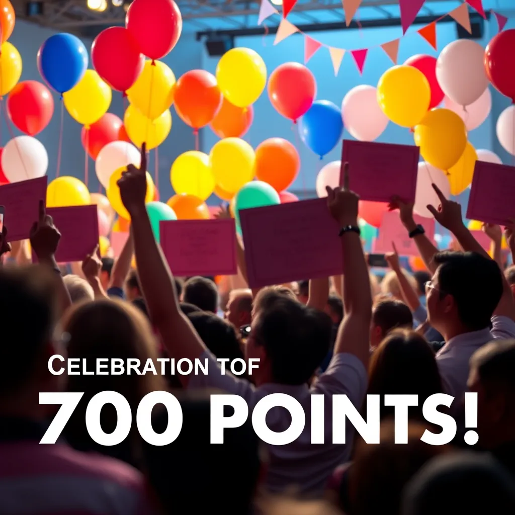 Celebrating the Milestone: Finally Hit 700 Points! : LevelUpTalk