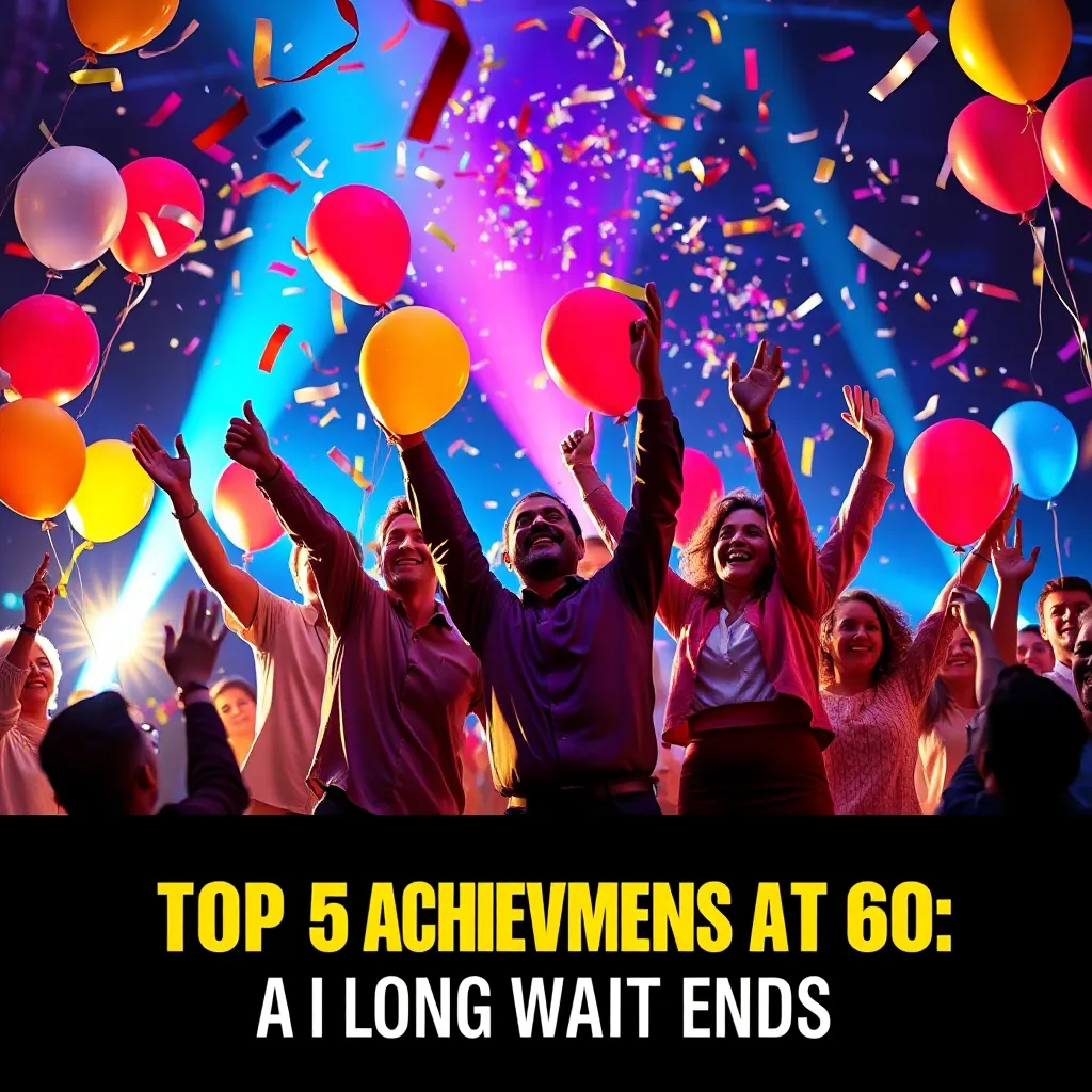Top 5 Achievements at 60: A Long Wait Ends : LevelUpTalk