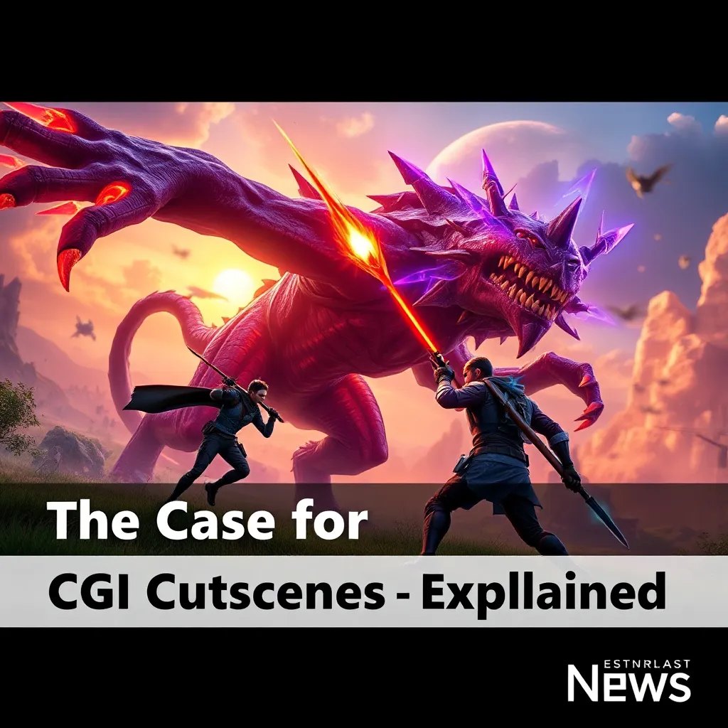 The Case for CGI Cutscenes in Modern Gaming Explained : LevelUpTalk