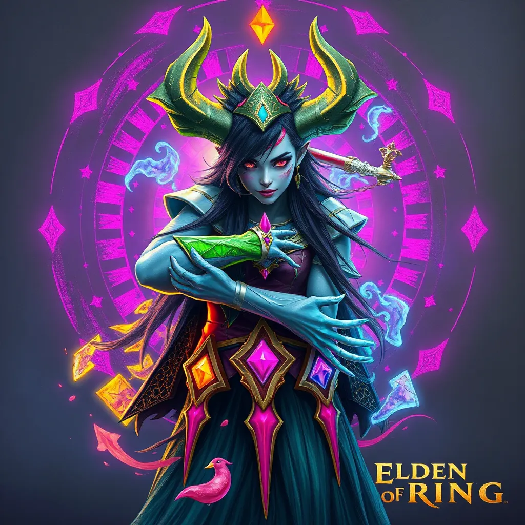 Chalk Art Unleashed: Celebrating Elden Ring's Launch! : LevelUpTalk