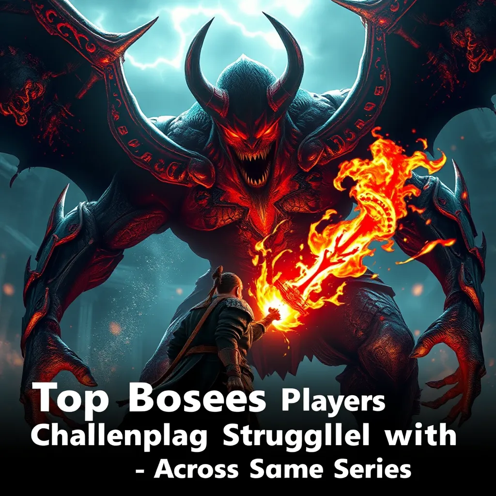 Top Bosses Players Struggle with Across Game Series : LevelUpTalk