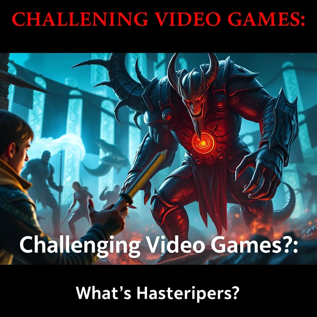 Challenging Video Games: What's Harder than Elden Ring? : LevelUpTalk