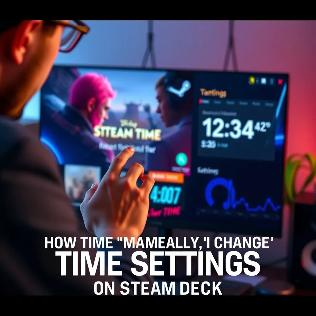 How to Manually Change Time Settings on Steam Deck : LevelUpTalk