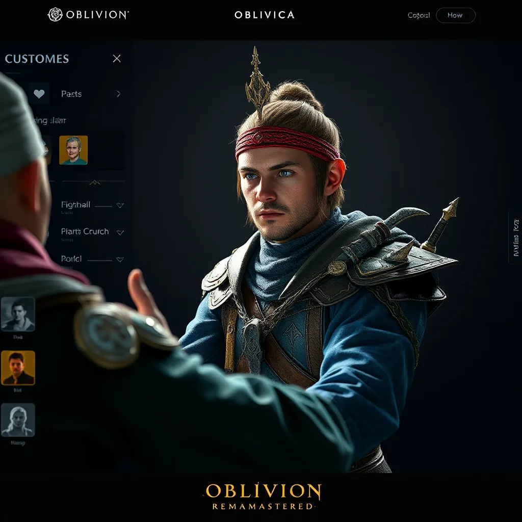 Exciting Character Creation in Oblivion Remastered : LevelUpTalk