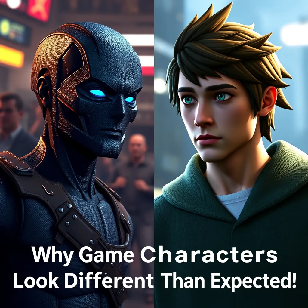 Why Game Characters Look Different Than Expected : LevelUpTalk