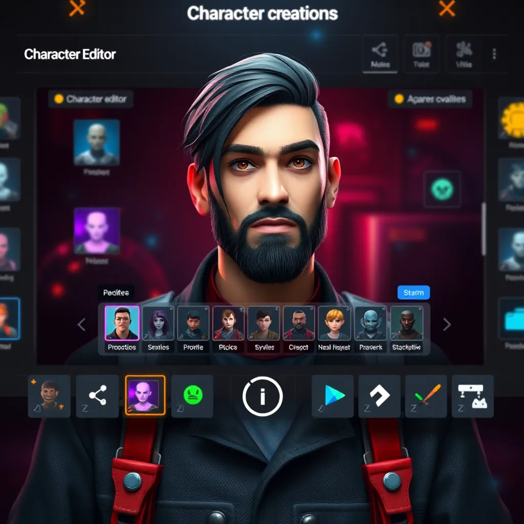 Searching for Games with Deep Character Editors : LevelUpTalk