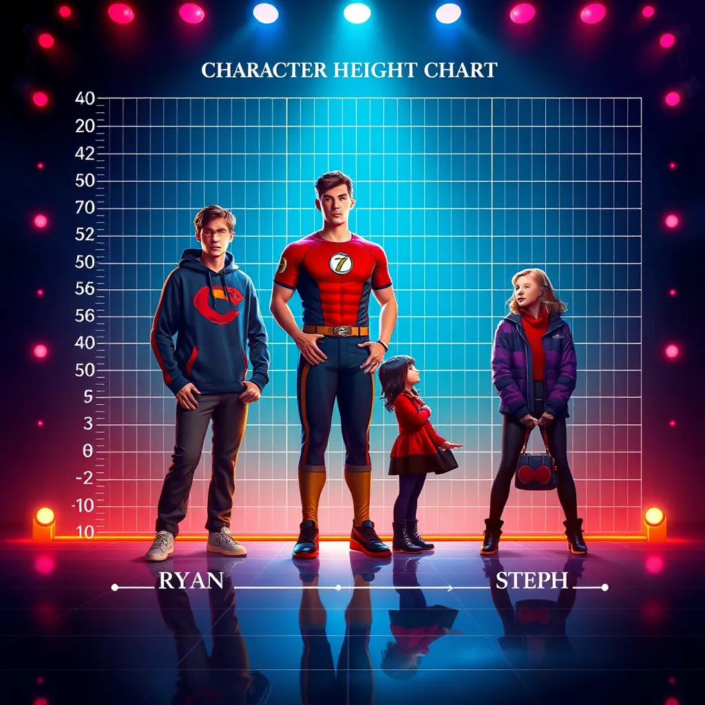 Height Chart Reveals Character Heights in Fandom : LevelUpTalk
