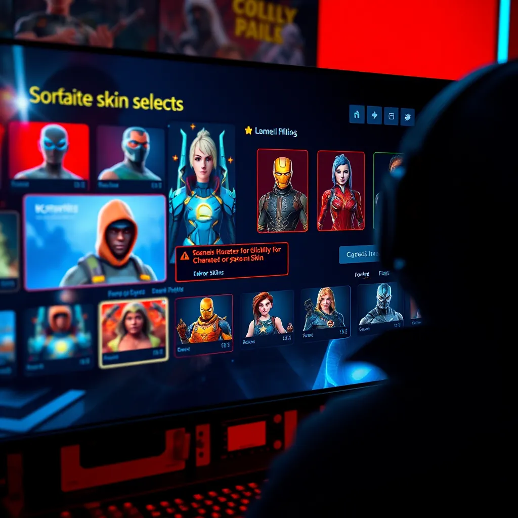 Game Crashes: Issues When Selecting Skin Characters : LevelUpTalk