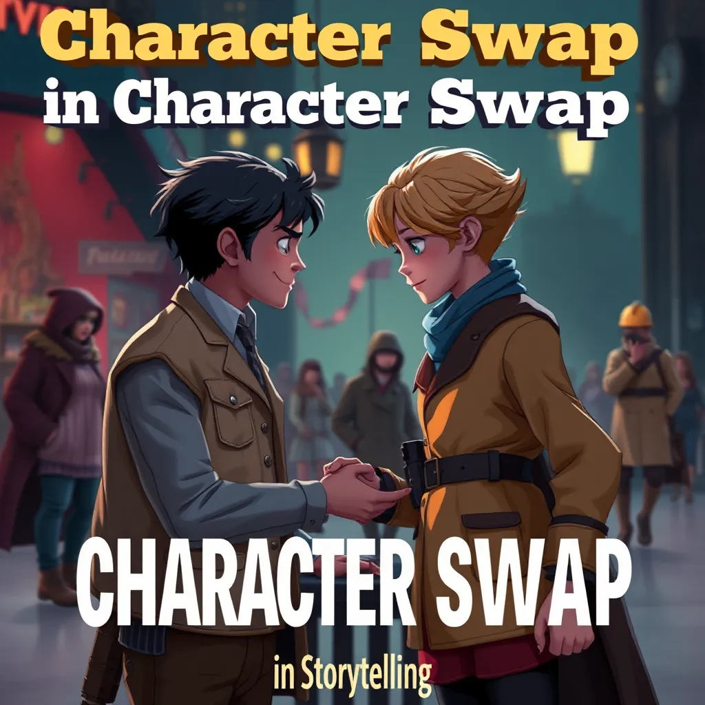 Exploring the Impact of Character Swap in Stories : LevelUpTalk