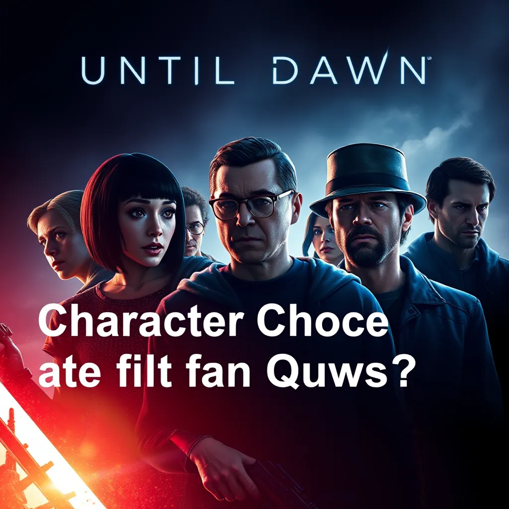 Fans Question Character Choices in Until Dawn and The Quarry : LevelUpTalk
