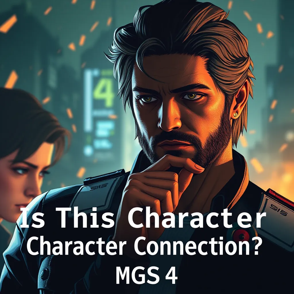 Is This Character Connected to MGS4's Johnny? : LevelUpTalk