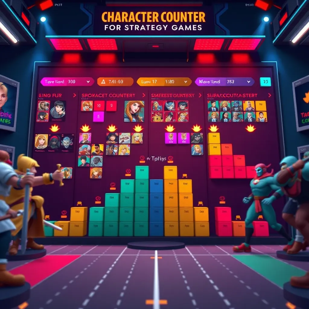 Essential Character Counter Chart for Strategy Games : LevelUpTalk