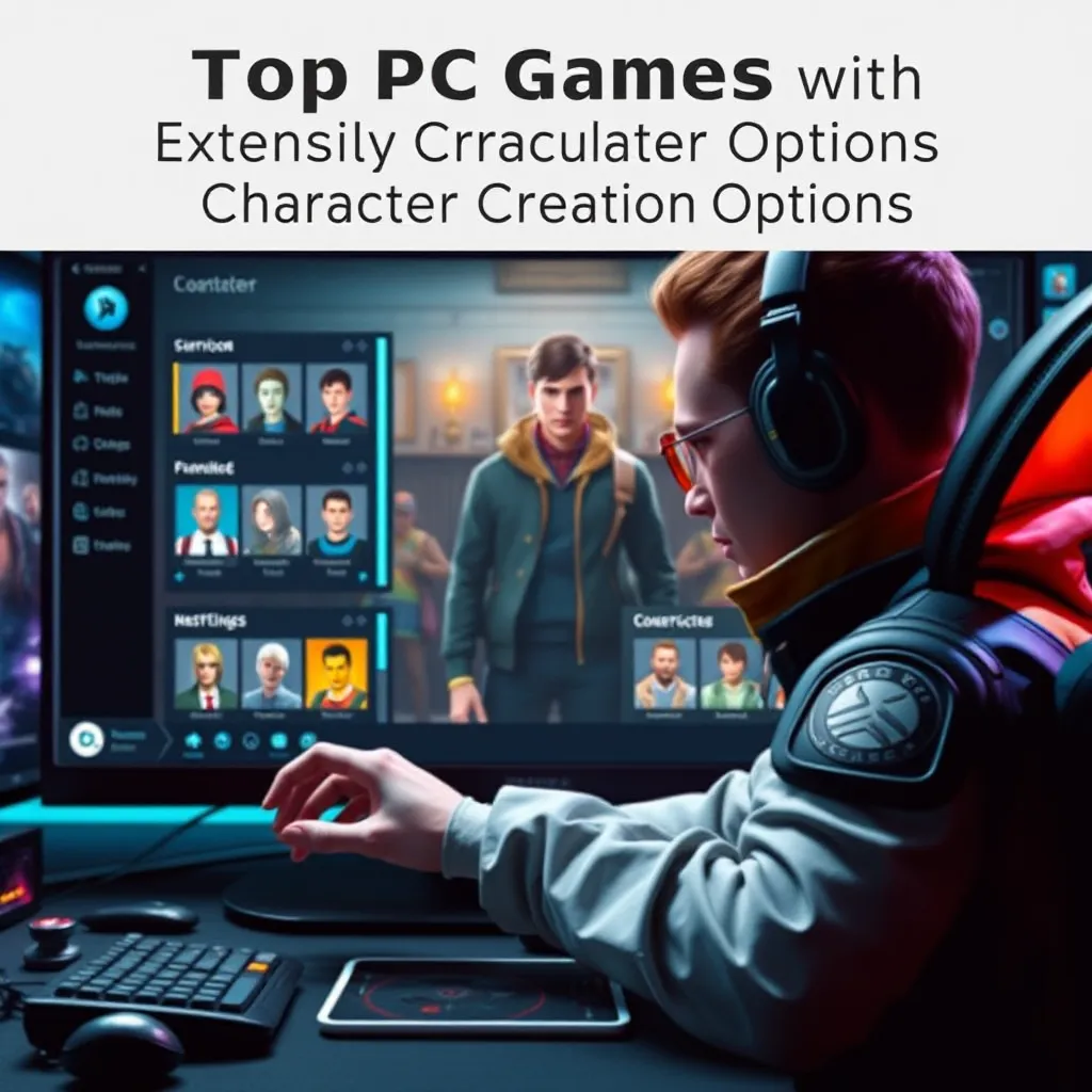 Top PC Games with Extensive Character Creation Options : LevelUpTalk
