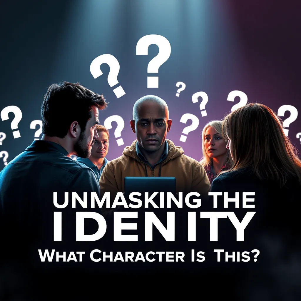 Unmasking the Identity: What Character Is This? : LevelUpTalk