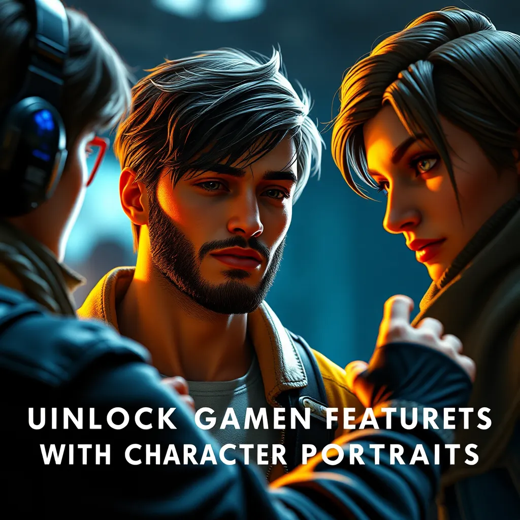 Unlock Hidden Game Features with Character Portraits : LevelUpTalk