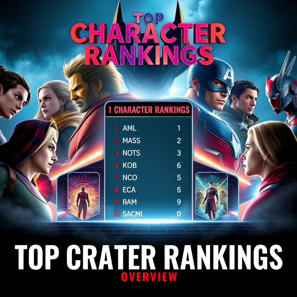 Top Character Rankings Revealed in Latest Post : LevelUpTalk
