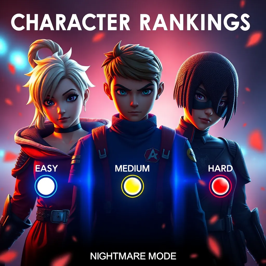 Ranking Nightmare Difficulty for Three Playable Characters : LevelUpTalk