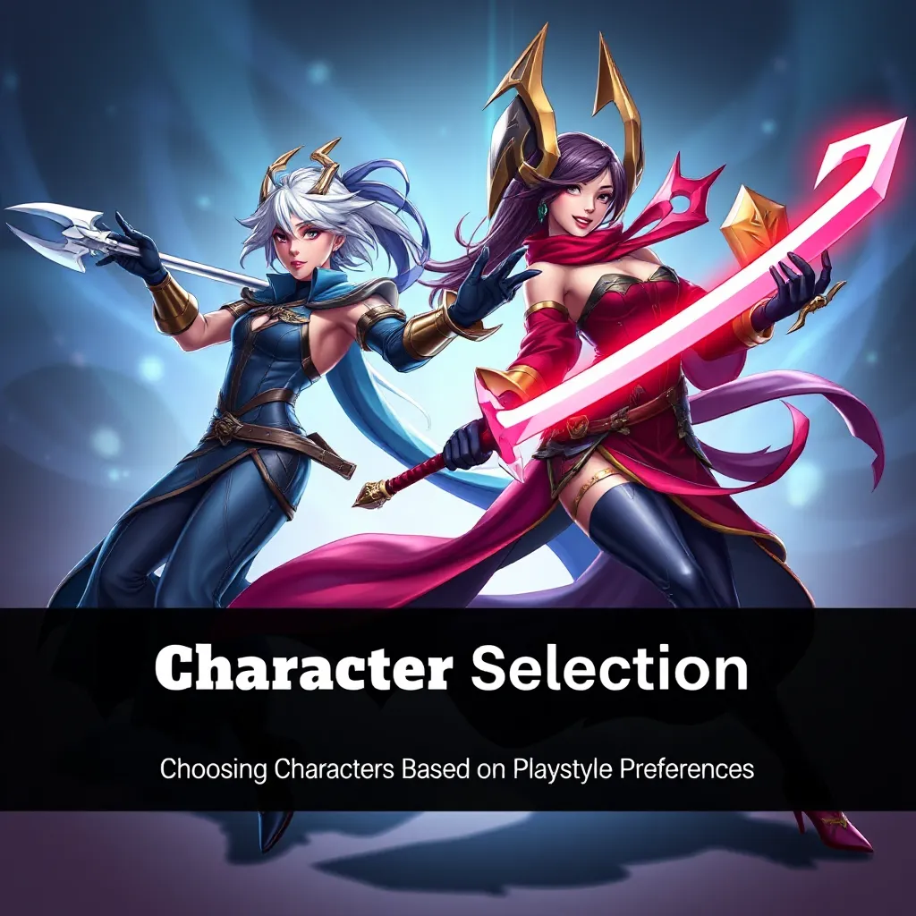 Choosing Characters Based on Playstyle Preferences : LevelUpTalk