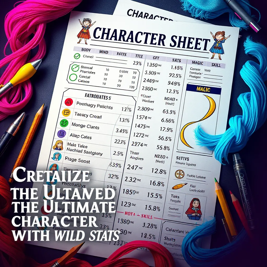 Creating the Ultimate Character Sheet with Wild Stats : LevelUpTalk