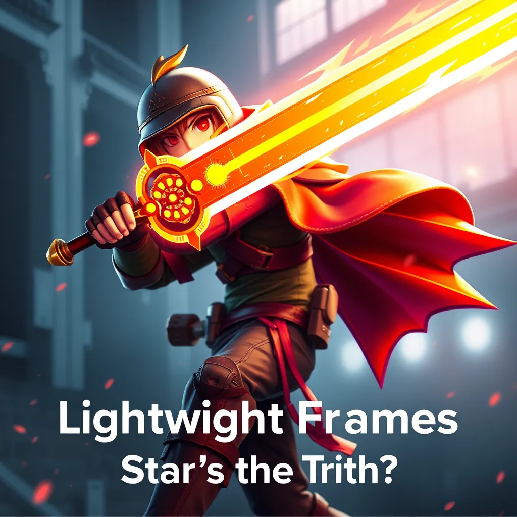 Lightweight Frame Solar Sword: What's the Truth? : LevelUpTalk