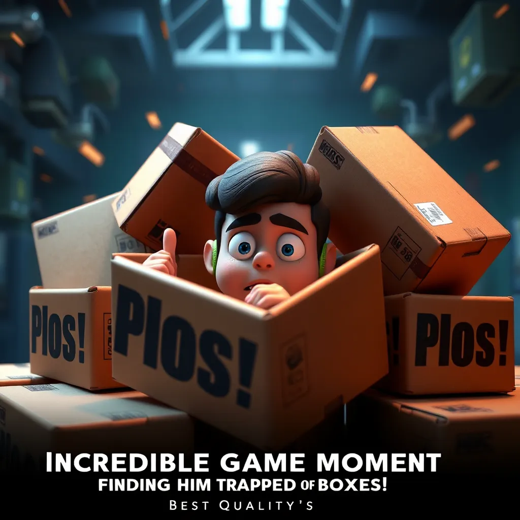 Incredible Game Moment: Finding Him Trapped in Boxes! : LevelUpTalk