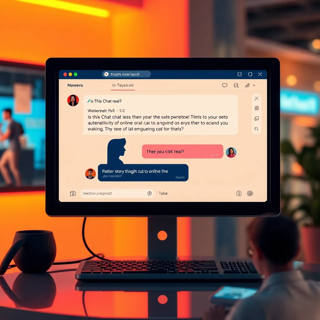 Is This Chat Real? User Questions Authenticity : LevelUpTalk