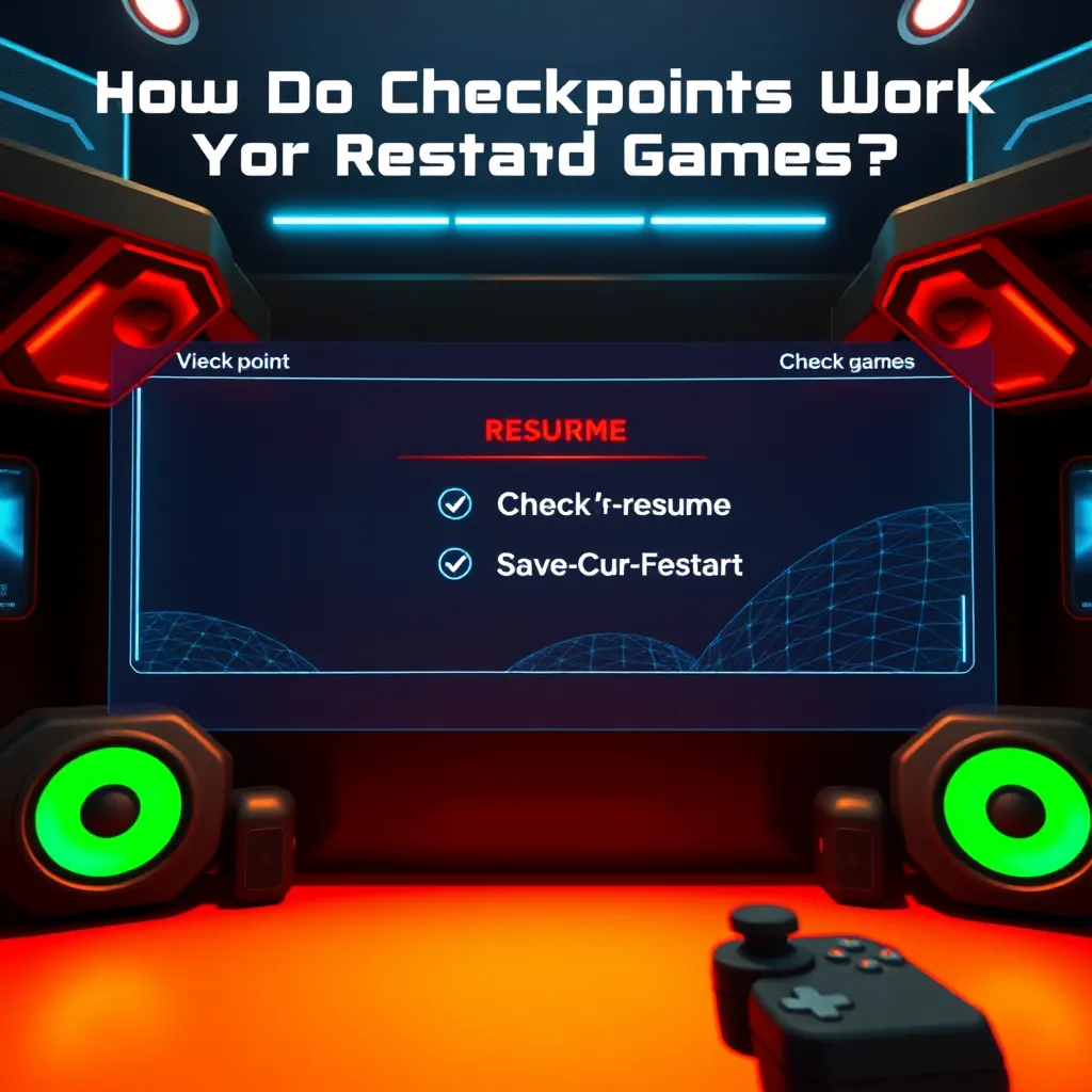 How Do Checkpoints Work in Video Games? : LevelUpTalk