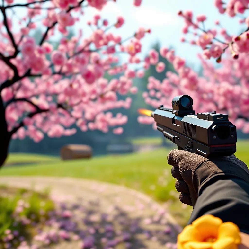 How to Unlock the Cherry Blossom Pistol in Gameplay : LevelUpTalk