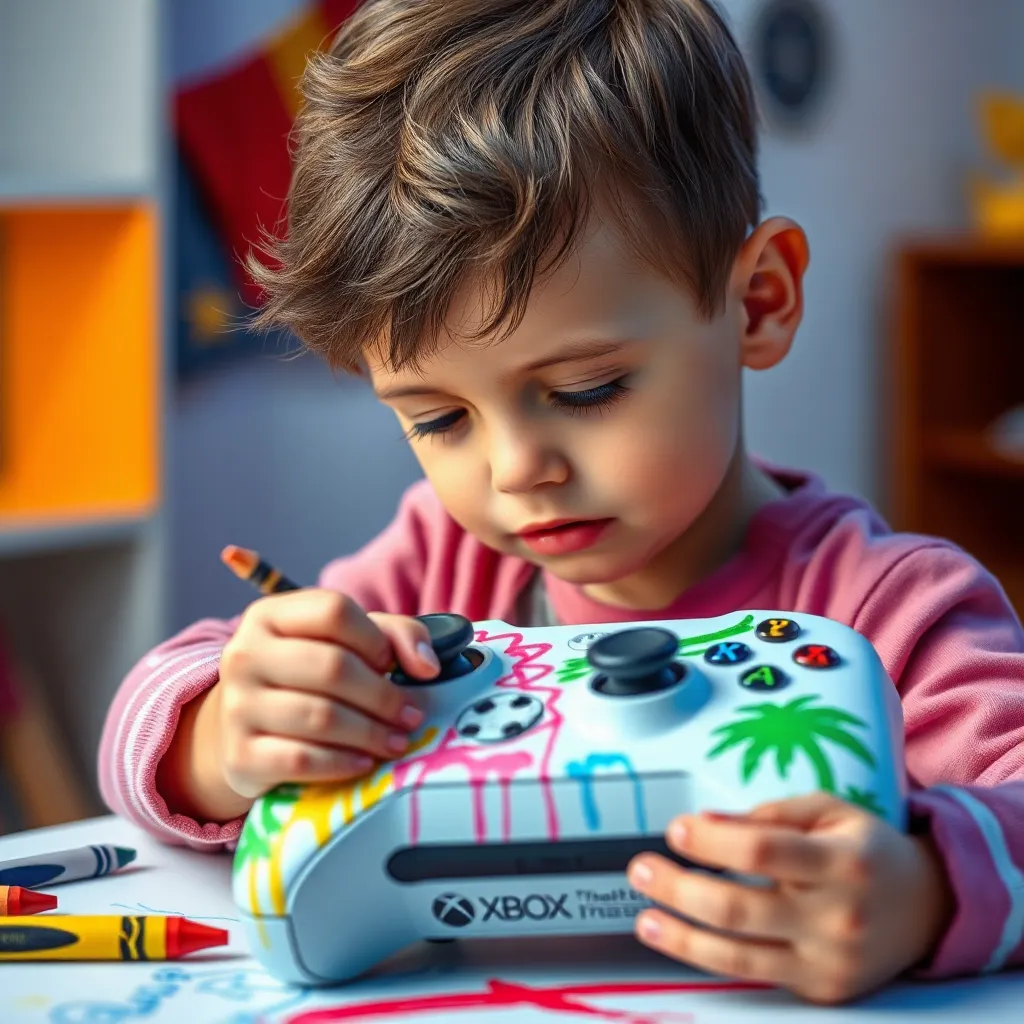 Let Your Kid Customize Your Xbox: DIY Wrap Ideas : LevelUpTalk