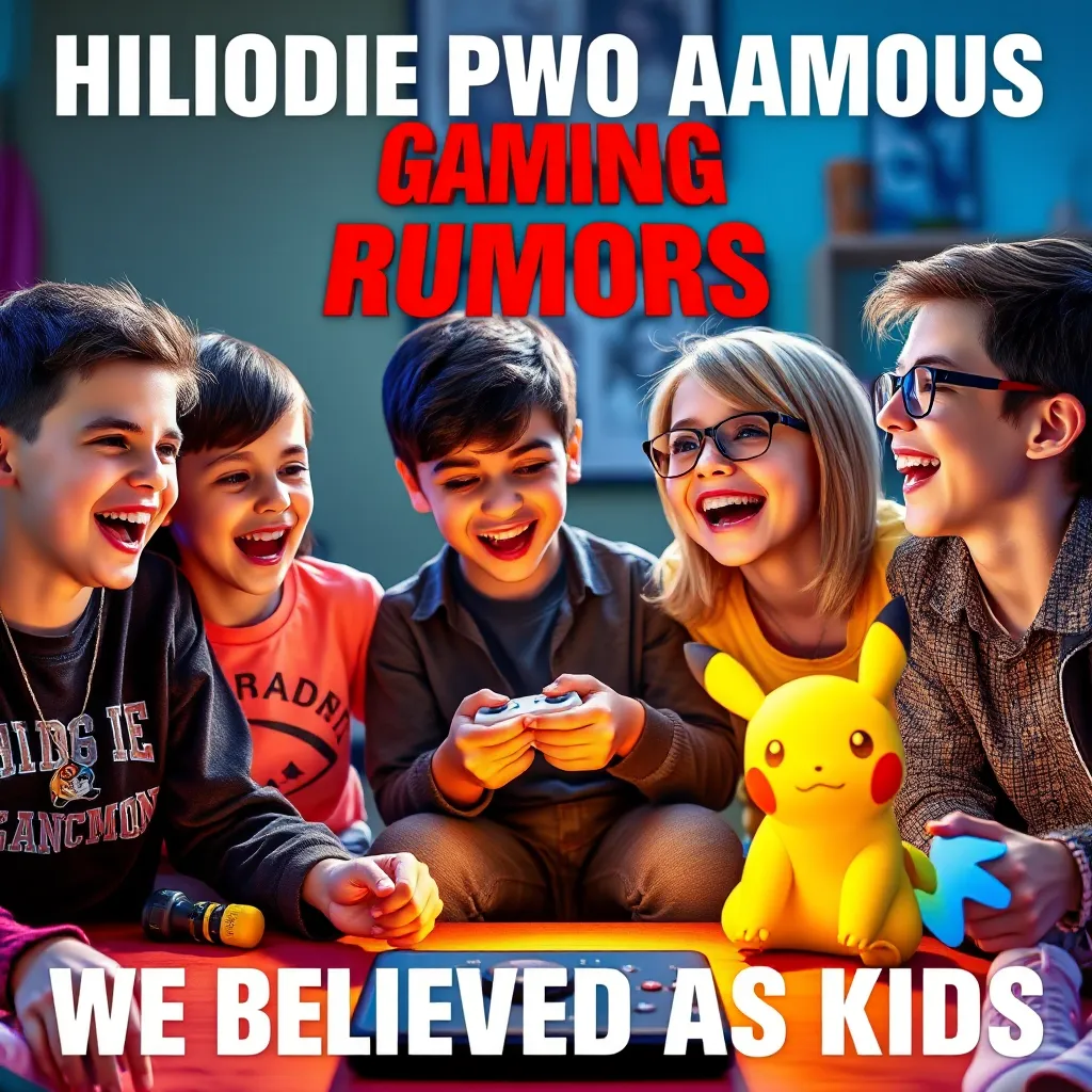 Hilarious Gaming Rumors We Believed as Kids : LevelUpTalk