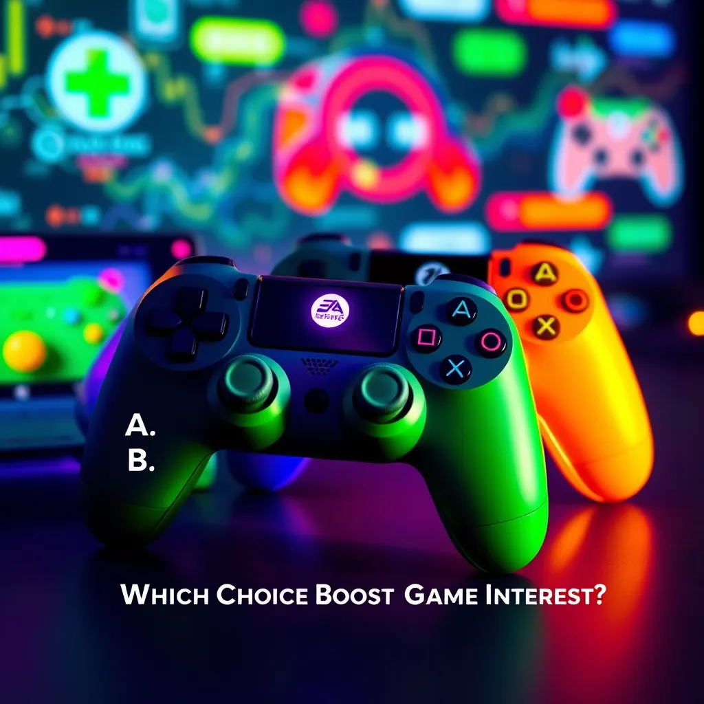 A, B, or C? Which Choice Boosts Game Interest? : LevelUpTalk