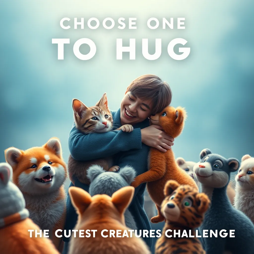 Choose One To Hug: The Cutest Creatures Challenge : LevelUpTalk