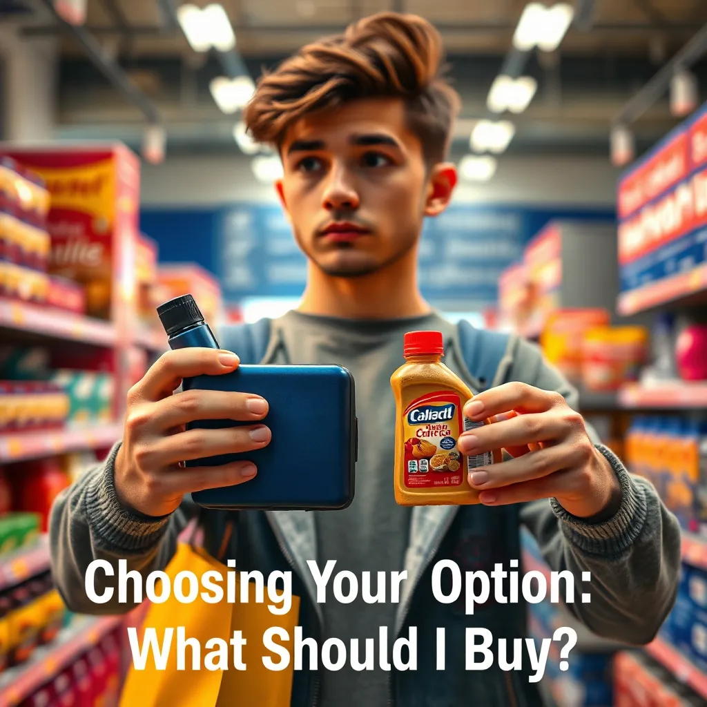 Choosing the Best Option: What Should I Buy? : LevelUpTalk