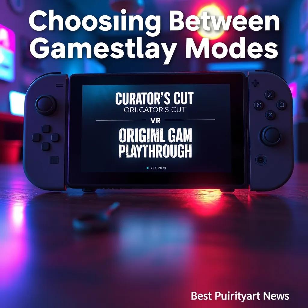 Choosing Between Curator's Cut or Original Game Playthrough : LevelUpTalk